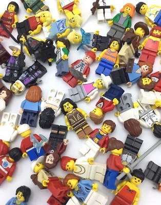 LEGO LOT OF 5 FEMALE MINIFIGURES RANDOM SELECTION GIRLS PRINCESS SERIES ...