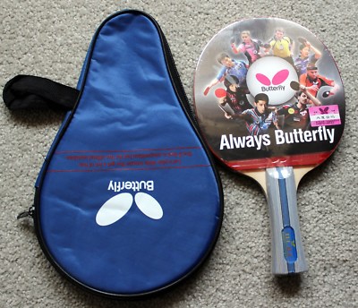 Butterfly Table Tennis Bat / Paddle / Racket with Case: TBC-402 ...