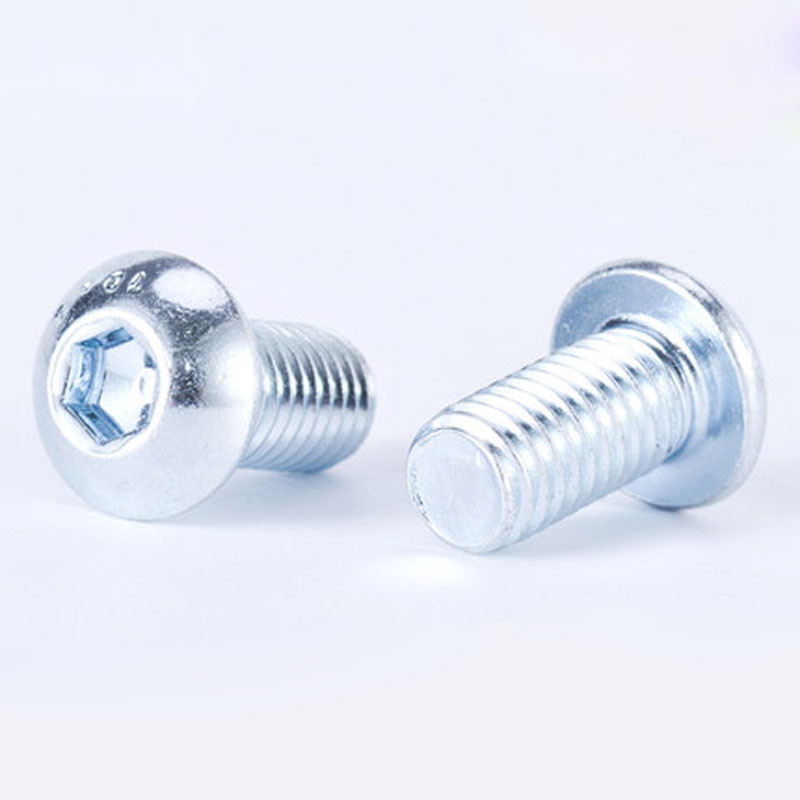 M10 Hex socket Screw Half Round head Bolts Mushroom head Screws 10.9 ...