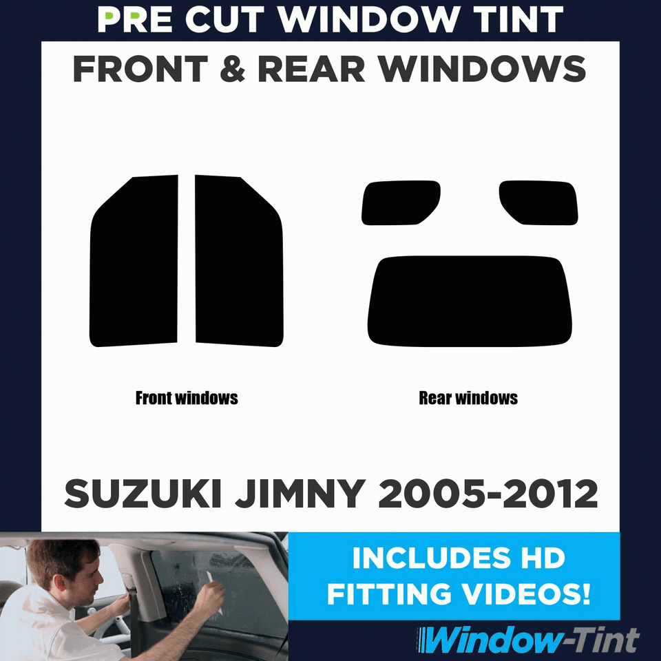 For Suzuki Jimny 2005-12 Full Pre Cut Window Tint Kit Front & Rear ...