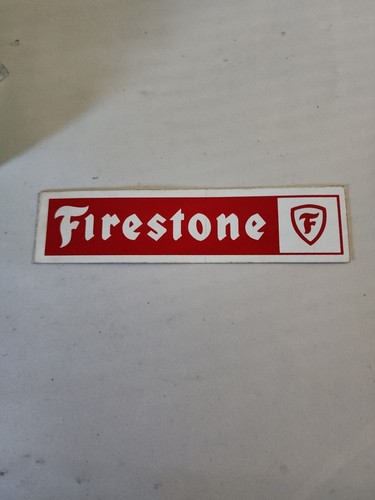 Vintage NOS Original Firestone Racing Sticker Decal Rare Hot Rod 60’s ...