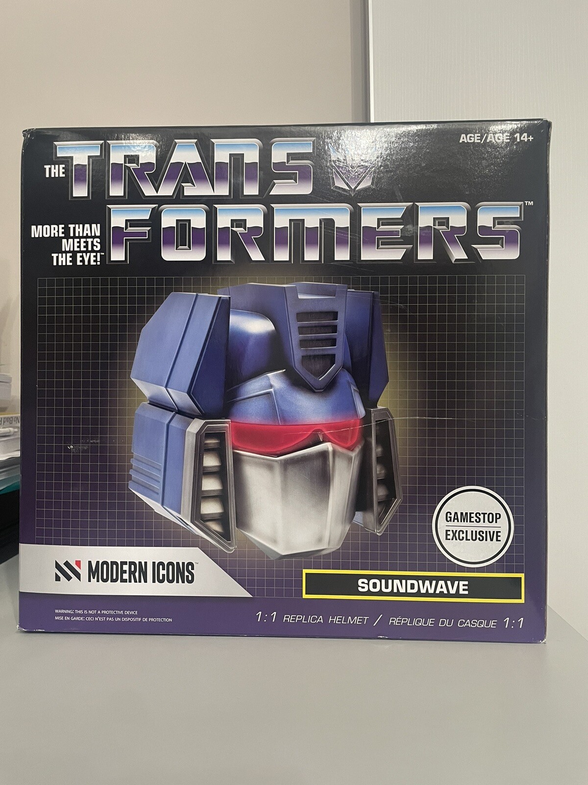 New Modern Icons Transformers Soundwave Electronic Helmet Gamestop ...