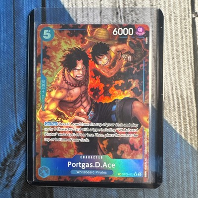 One Piece TCG - OP08-052 Portgas.D.Ace Treasure Rare OP10 Alt Art ...