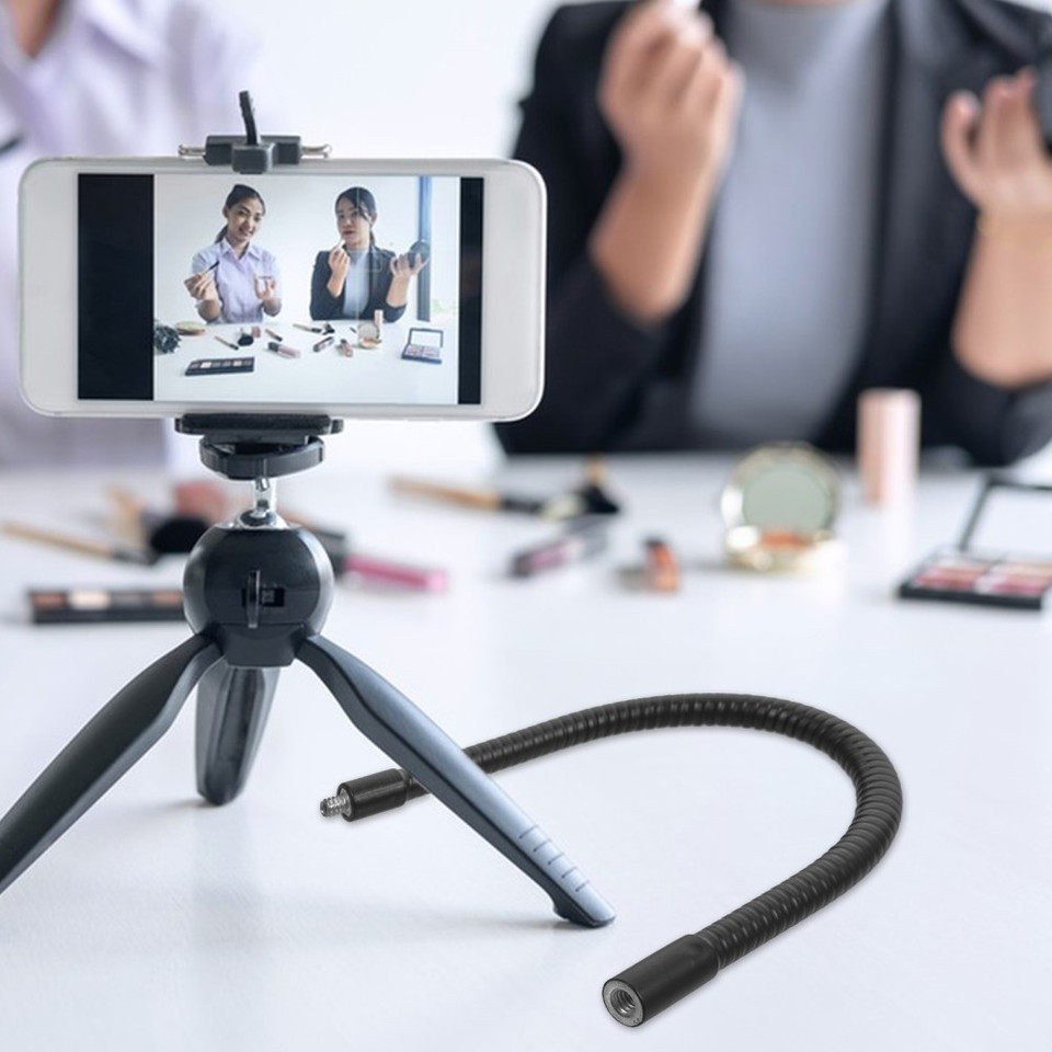 Bendable Mic Stand Micro Holder Extension Rod Phone Bracket Extension ...