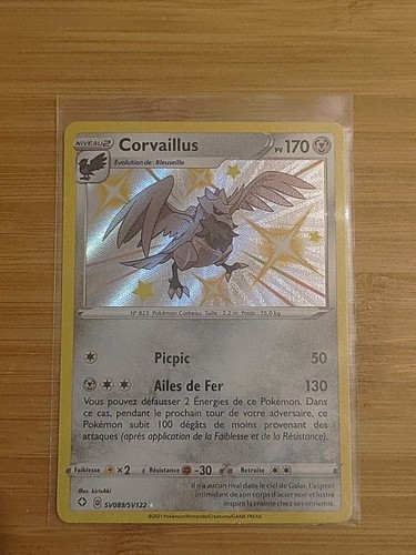 Carte Pokémon Corvaillus SV089/SV122 EB4.5 Destinées Radieuses Epee ...