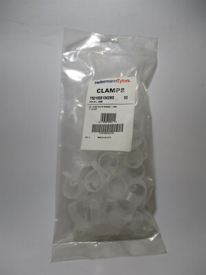 Hellermann Tayton (T5D100010K2ME) Clear Plastic 1-Inch Cable Clamps ...