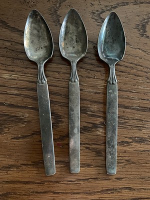 set of 3 Community Twilight Silver-plate Spoons Teaspoon Silverware ...