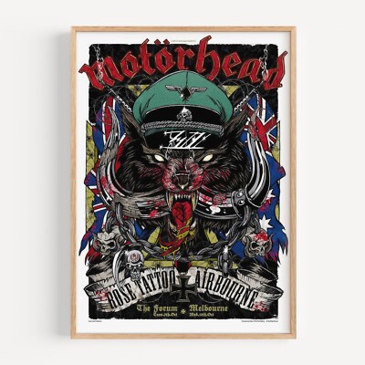 Motorhead The Forum - Melbourne, Australia Retro Concert Heavy Metal ...