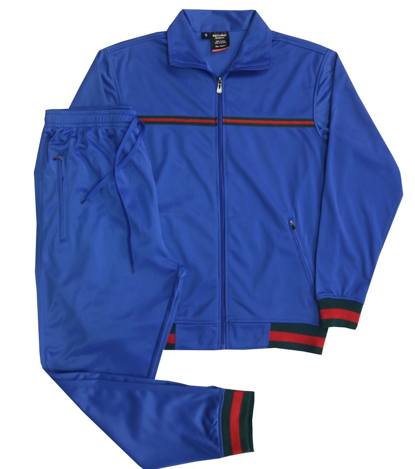 MEN EXCLUSIVE GYM FASHION STAR JOGGER TRACKSUIT W/DRAWSTRINGS SMALL ...