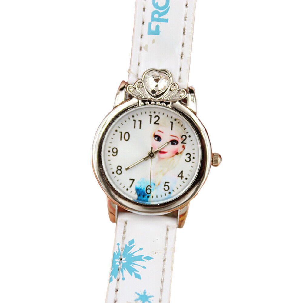 AU Girls Kids Frozen Elsa Watch Princess Cute Children's Cartoon ...