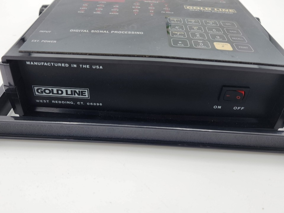 Gold Line DSP 30 Real Time Analyzer | eBay