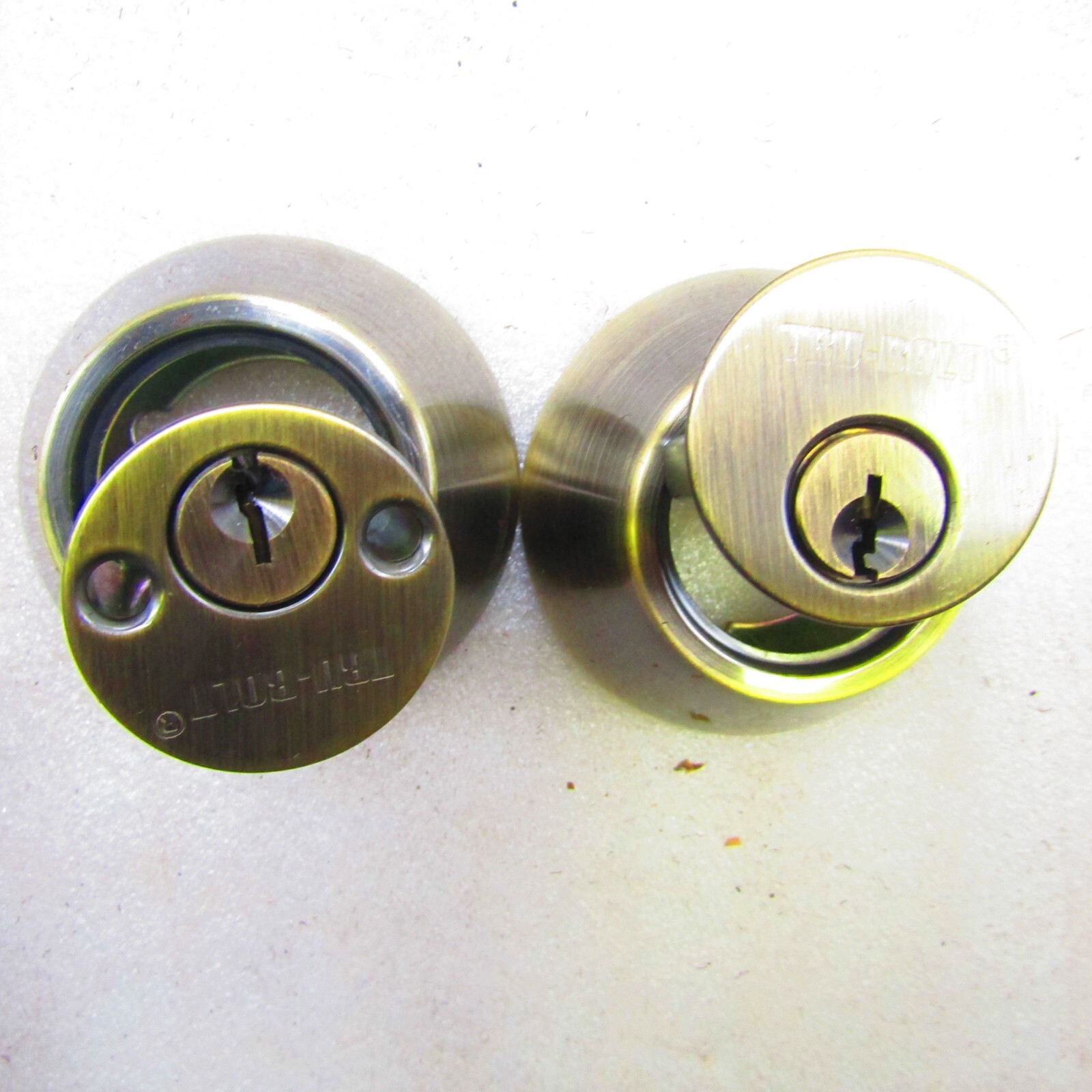 Deadbolt double cylinder lock by Tru-Bolt | eBay