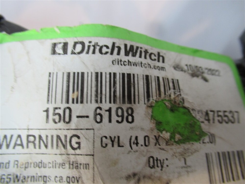 Ditch Witch 150-6198, Hydraulic Tilt Cylinder - SK3000 | eBay
