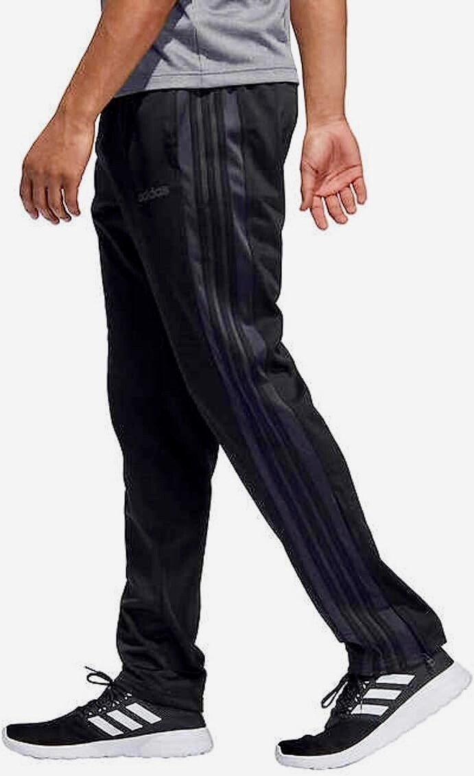 Adidas Vintage Rare Fleece Silky Shiny Pants Scally Trackies Black Gray ...