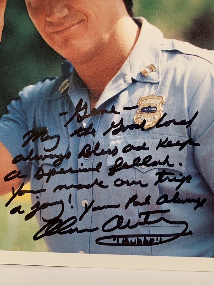 Alan Autry AKA Carlos Brown Autograph The heat of the night RARE | eBay