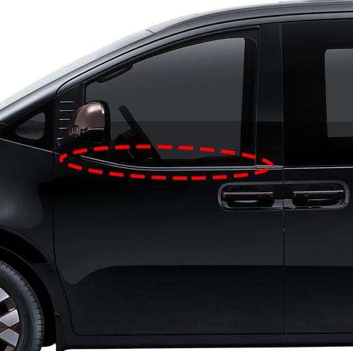 OEM 82210-CG000 W/STRIP ASSY-FR DR BELT O/S LH Left for Hyundai Staria ...