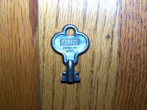 Antique Miller Hollow Barrel Double Bit Skeleton Key - 1-5/8" Long | eBay