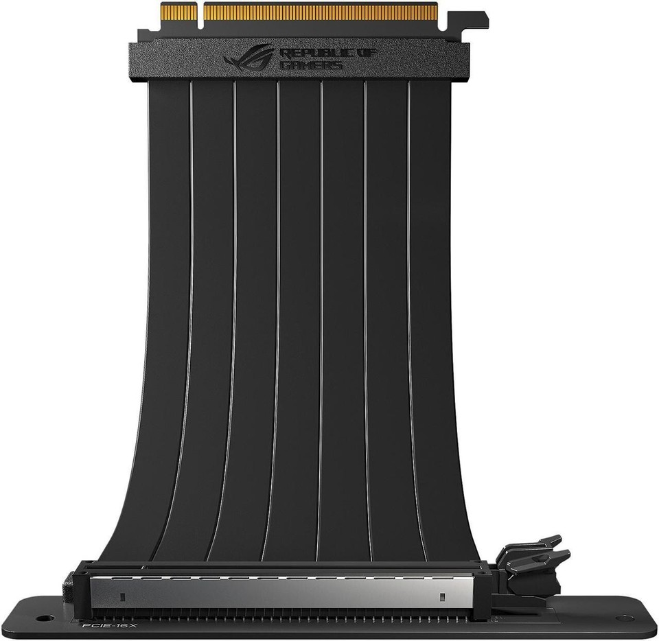 ASUS ROG Strix Riser Cable PCI-E 3.0 x16 (90DC0080-B09000) High Speed ...