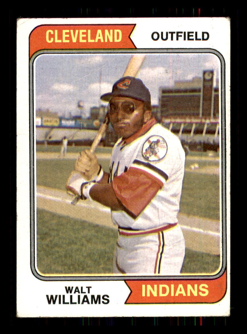 1974 Baseball Topps Walt Williams Cleveland Indians #418 | eBay
