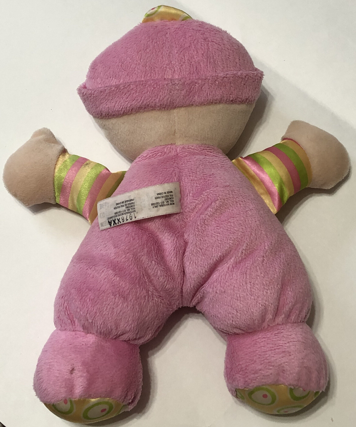 Fisher Price Baby's 1st Doll Pink Rattles 10" Stuffed Plush Soft-PB1 | eBay