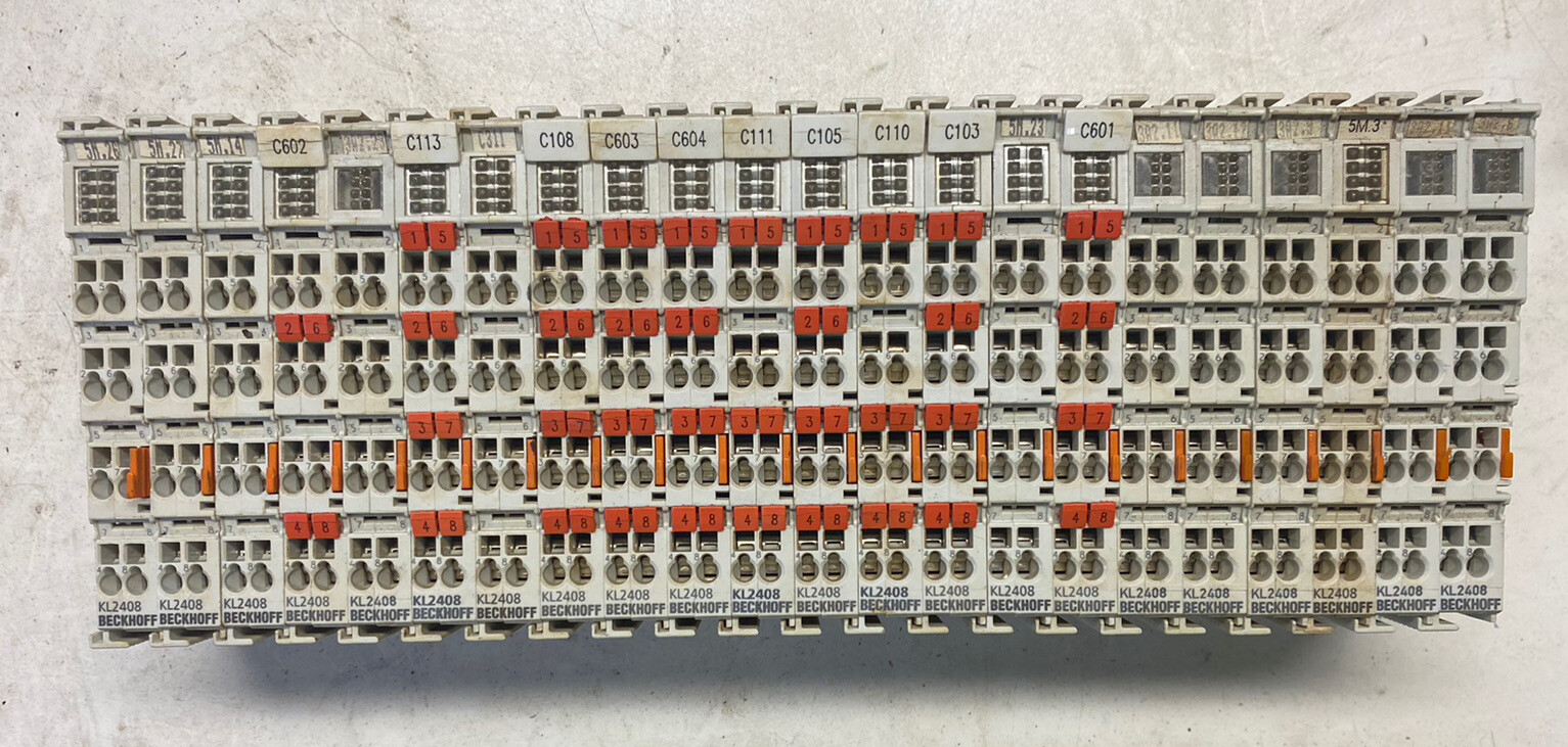 BECKHOFF KL2408 Bus Terminal, 8-channel digital output, 24V DC, 0.5A, 1 ...