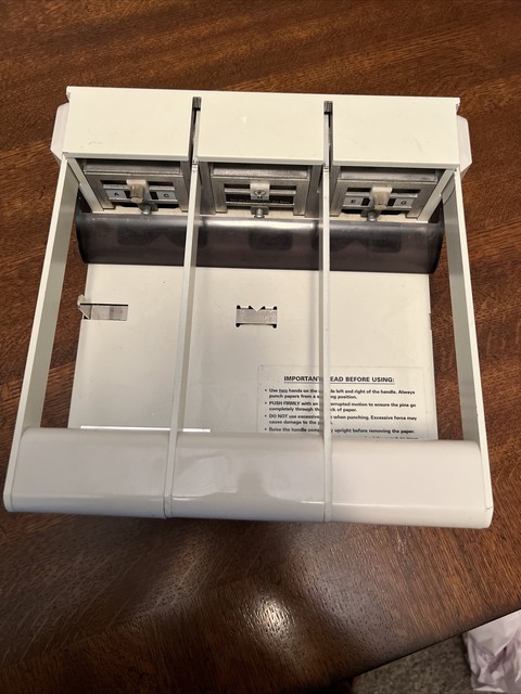 ACCO Model 650 Industrial Heavy Duty Adjustable 2- or 3- Hole Punch ...