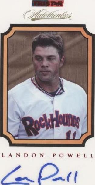 2007 TRISTAR Autothentics - Landon Powell #54 Red Autographs /50 (AU ...