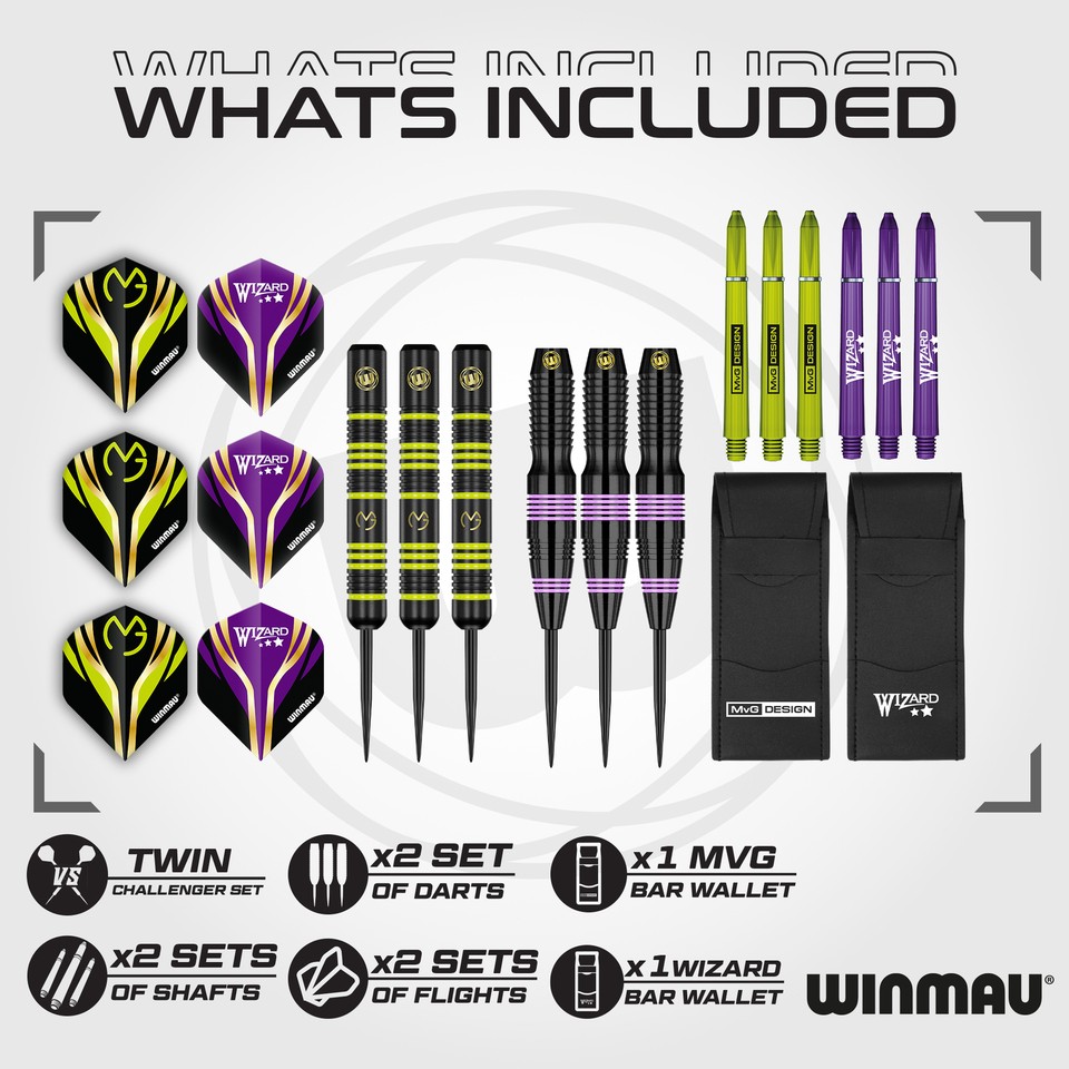 WINMAU Darts Michael 'MvG' Van Gerwen Vs Simon 'The Wizard' Whitlock ...