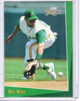 1993 Score Select #192 Walt Weiss Oakland Athletics baseball card | eBay