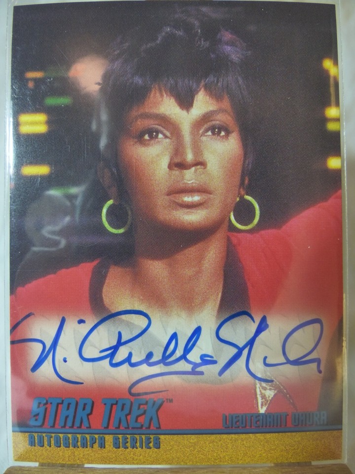 Star Trek The Original Series season 1 autograph A3 Nichelle Nichols ...