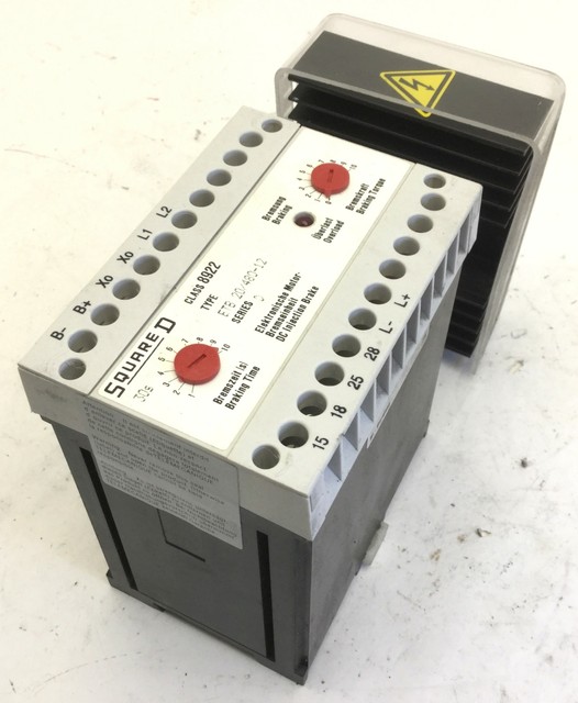 Square D 8922 Emb 20/500 Qwik-stop Electric Motor DC Injection Brake ...