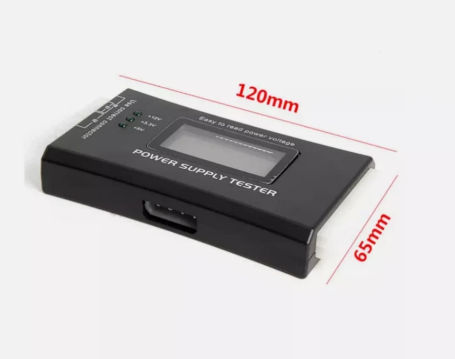 Power Supply Tester PC Computer LCD 20/24 PSU ATX BTX ITX SATA HDD ...