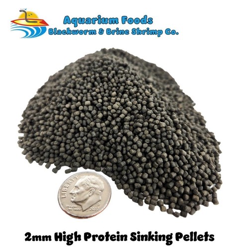 2mm Sinking Pellets Great For Cichlids, Saltwater, Tropical, Goldfish ...