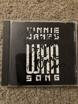 Vinnie James War Song (CD, 1991) 3 Track Promo Signed | eBay