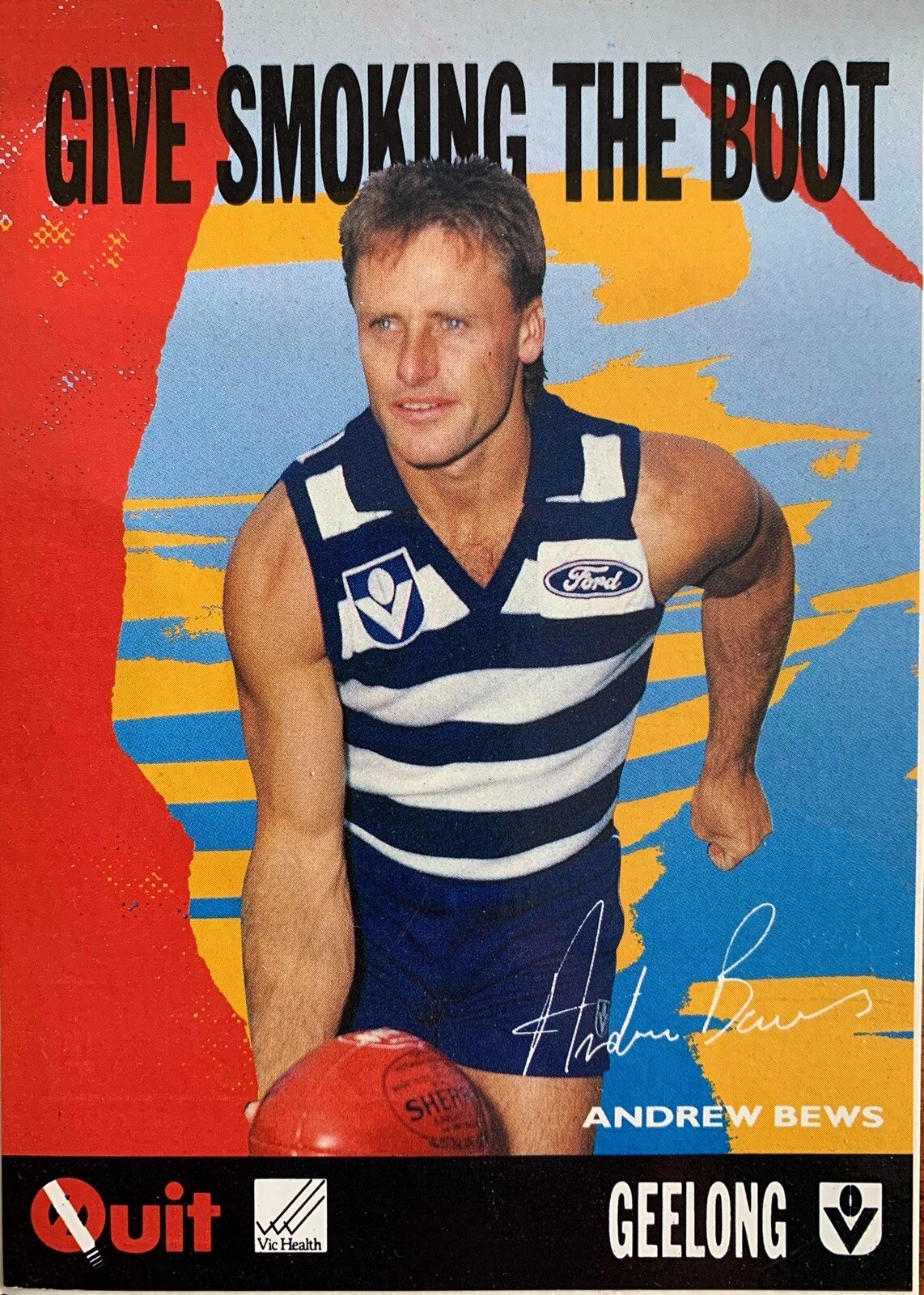 VFL Patch - embroidered sew-on badge 1980's football jumper AFL footy ...