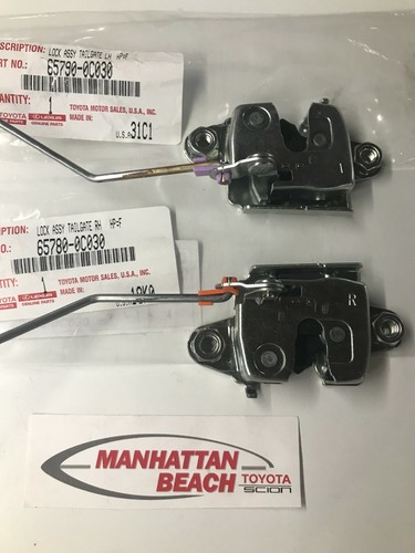 04-06 TUNDRA DOUBLE CAB TAILGATE LATCH LOCK RIGHT & LEFT 65780-0C030 ...
