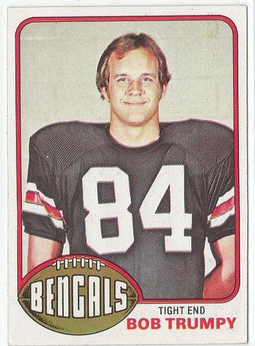 BOB TRUMPY 1976 Topps card #215 Cincinnati Bengals Football NR MT | eBay
