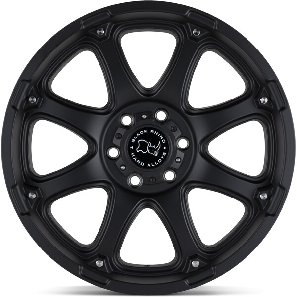 (Set of 4) Black Rhino Glamis 20x9 6x135 +12mm Matte Black Wheels Rims ...
