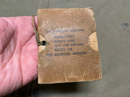 WWI US M1917 US ARMY SBR GAS MASK CARRY BAG BOOKLET INSERT | eBay UK