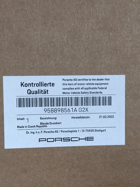 Genuine Porsche Macan 95b Trim for Door Left Primed 95B898561AG2X for ...