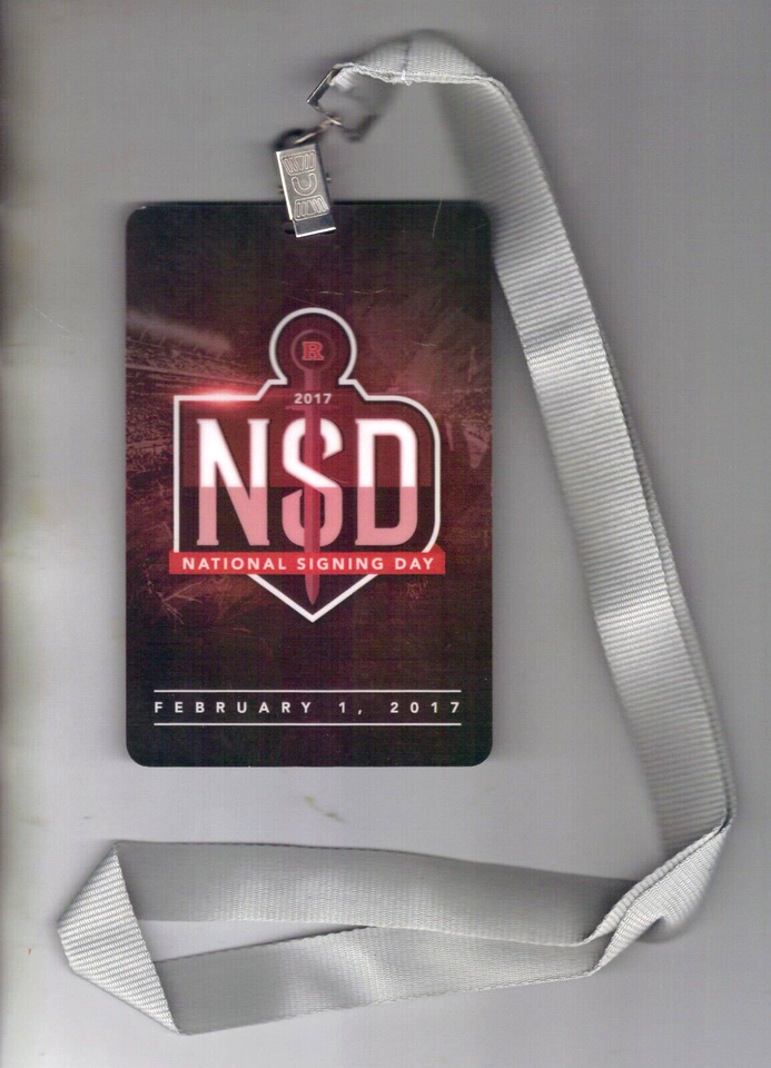 2019 College Football NSD National Signing Day VIP DONOR PASS Lanyard ...