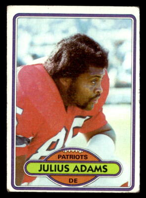 Julius Adams 1980 Topps Card #352 New England Patriots | eBay