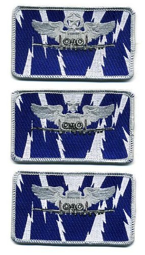USAF Patch 74th FIGHTER SQDN, 3 PIECE PILOT MORALE NAME TAG SET. 4" X 2 ...
