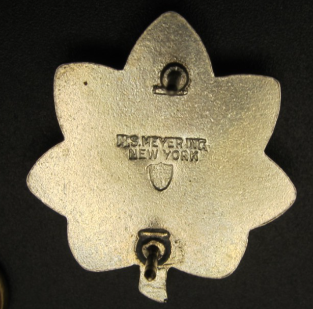 Pair of LTC LIEUTENANT COLONEL RANK INSIGNIA N.S. Meyer New York Vtg | eBay