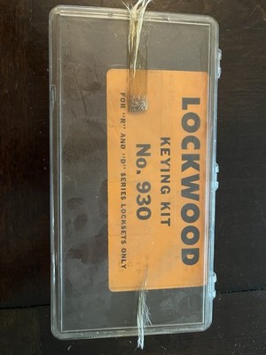 Locksmith Lockwood Pin Kit #930 | eBay