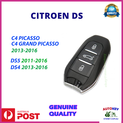 CITROEN SMART KEY FOR C4 PICASSO DS4 AND DS5 2010 2011 2012 2013 2014 ...