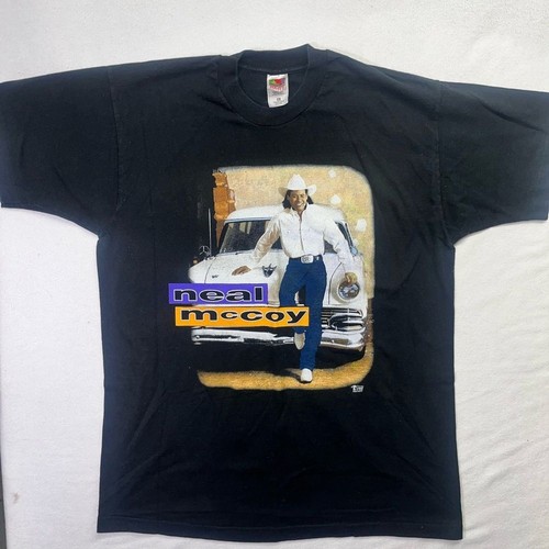 Vintage Neal McCoy 90s Country Music T-shirt Men's XL Old Cool Band ...