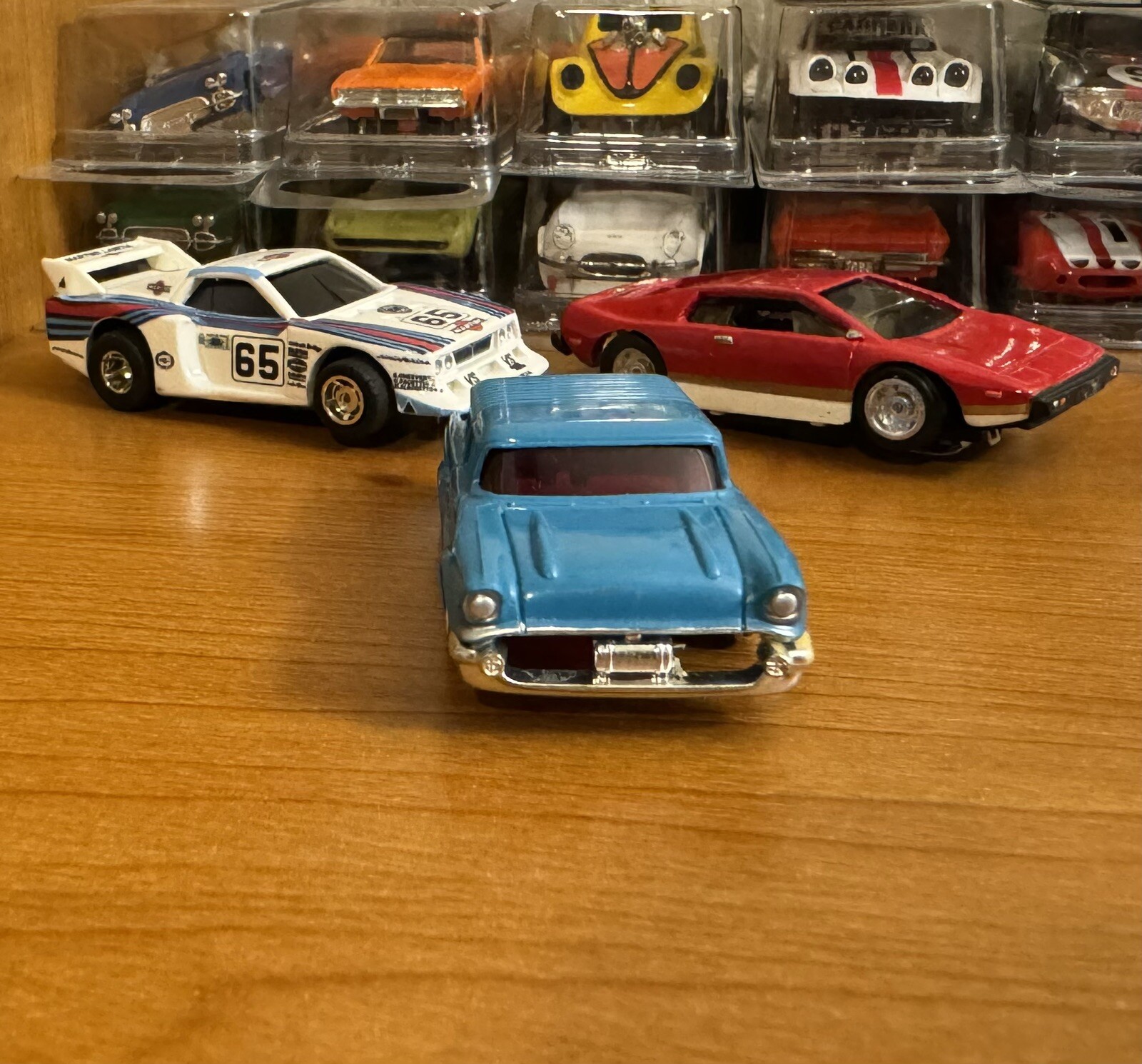 Aurora AFX H.O. #1903 MT ’57 Chevy Nomad Blu w/Wht Pipes Slot Car Body ...