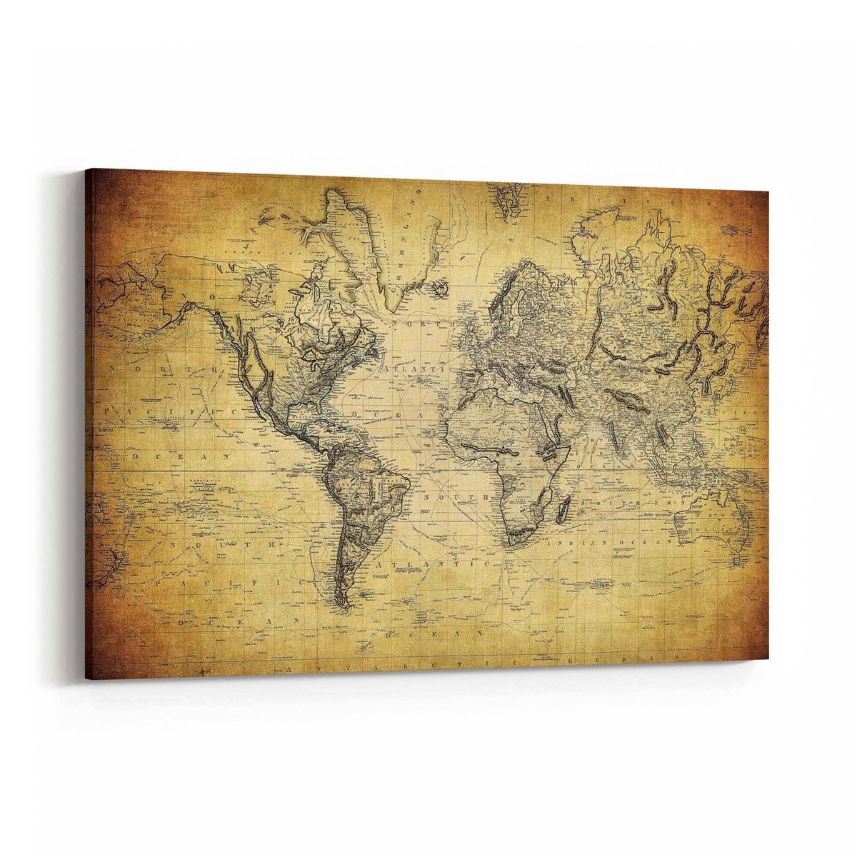 Framed World Map Poster