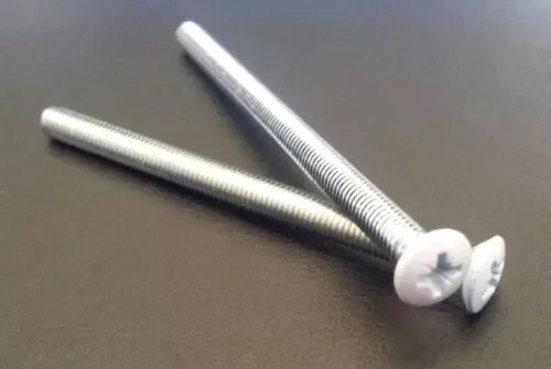 Upvc Door Handle M5 replacement screws for Upvc Handles in white 80mm ...